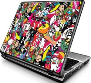 Sticker Bombed Laptop - Logical Increments Blog